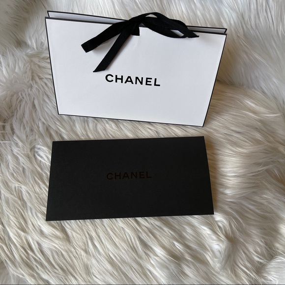 CHANEL | Accessories | Chanel Gift Box With Envelope And Padding Tissue ...